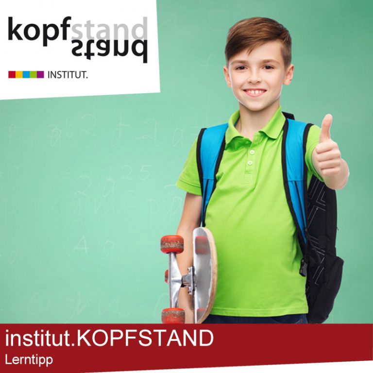 Lerntipp: Planung ist das halbe (Schüler-) Leben! – institut.KOPFSTAND